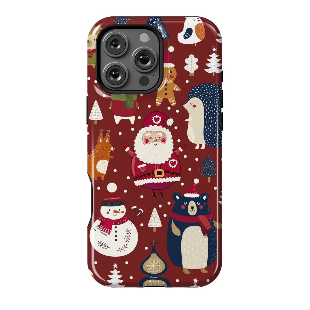 Christmas Characters Holiday Art Phone Case for iPhone 11 12 13 14 15 ...