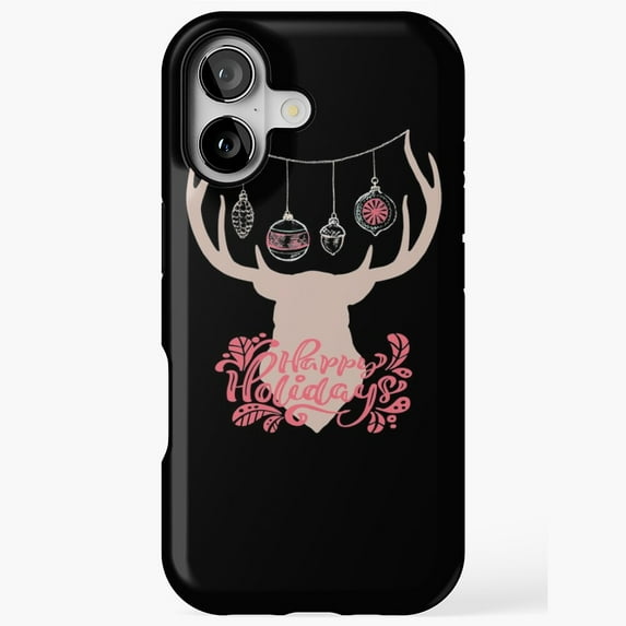 Christmas Cheer Deer Festive Holiday Design iPhone 17 11 12 13 14 15 16 ...