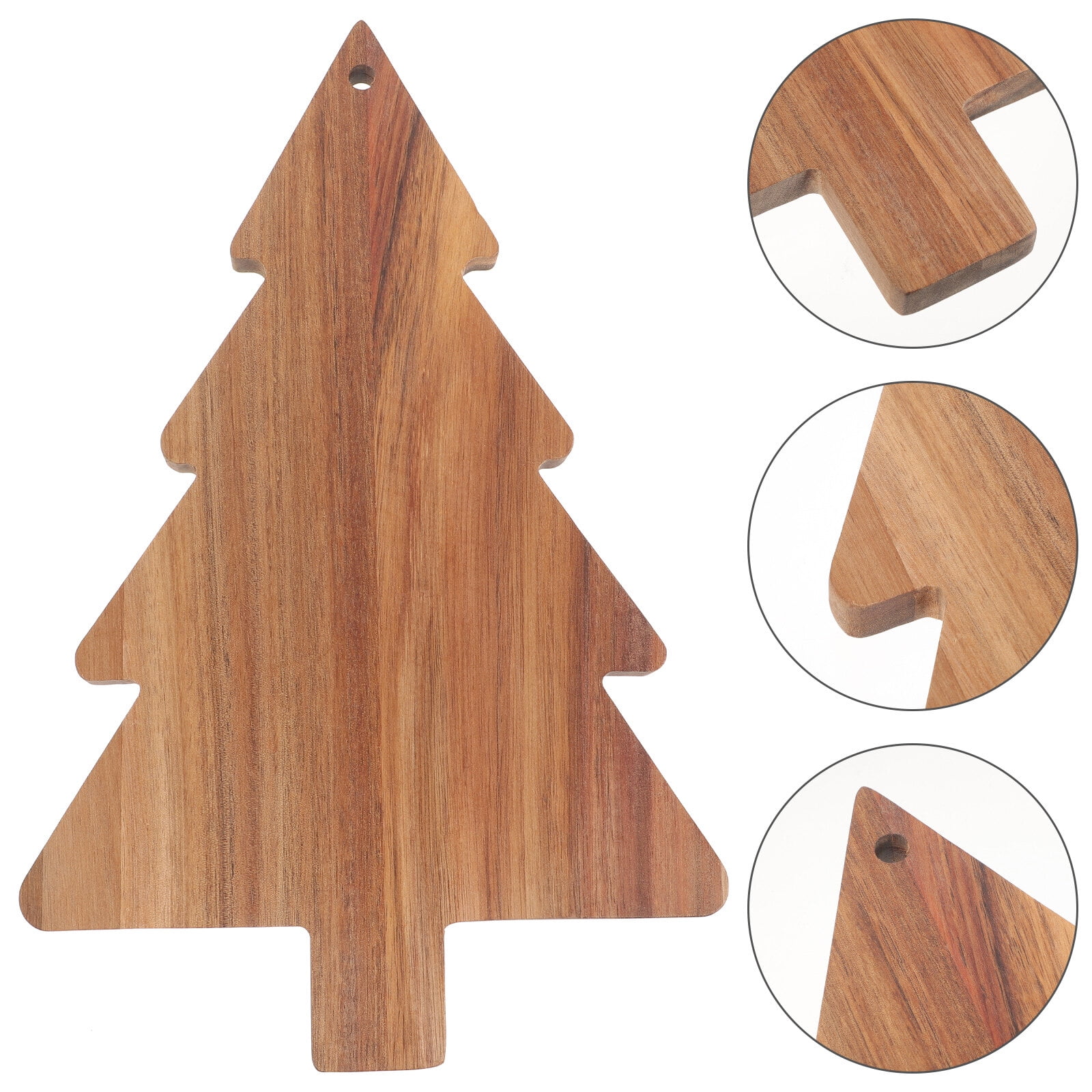 Christmas Cheese Cutting Board Platter Acacia Kitchen Cutting Chopping ...