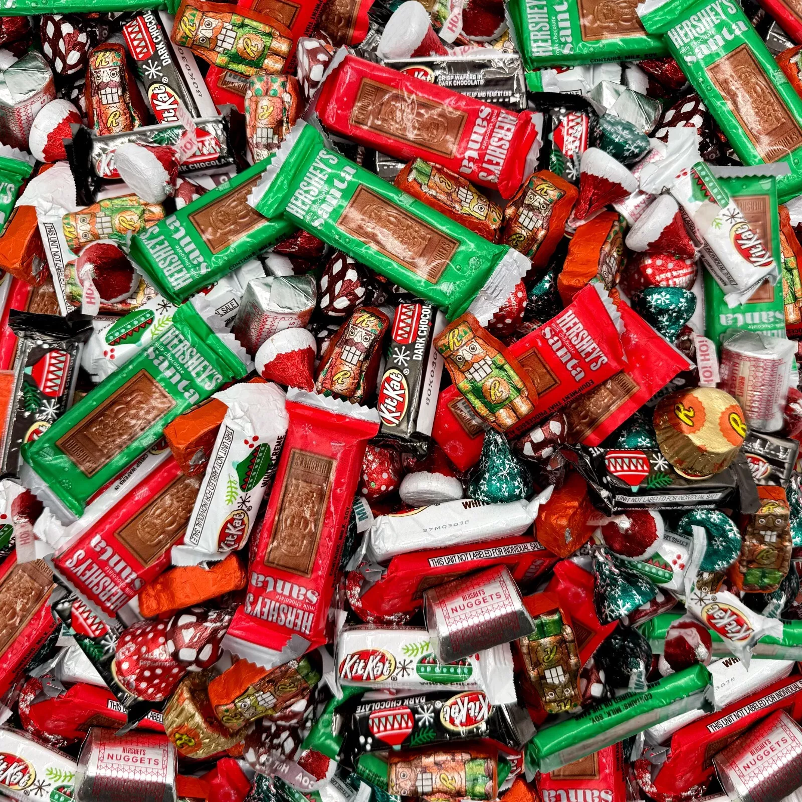 Christmas Choco Candy Mix - HERSHEY'S Special Dark NUGGETS, Hershey's ...