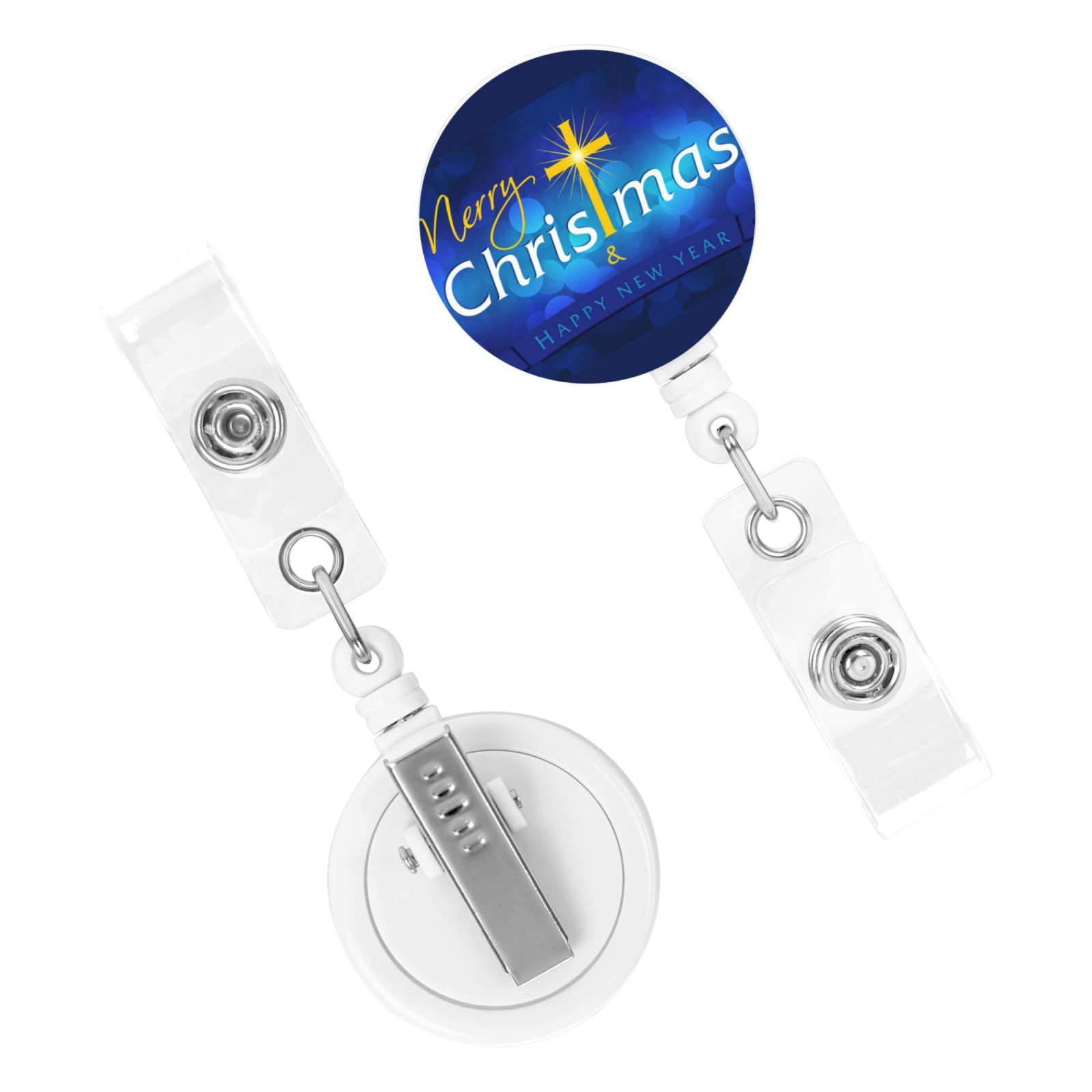 Christmas Christian Nativity Scene Badge Reel Retractable Badge Clip Id ...