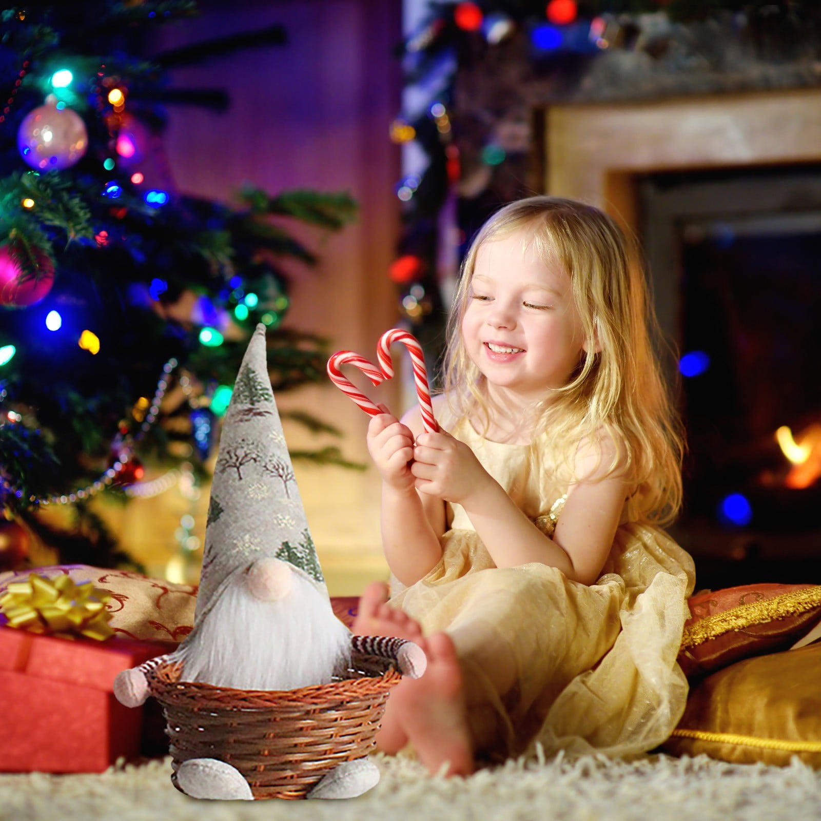 Christmas Christmas Decoration Supplies Creative Doll Cute with Candy ...