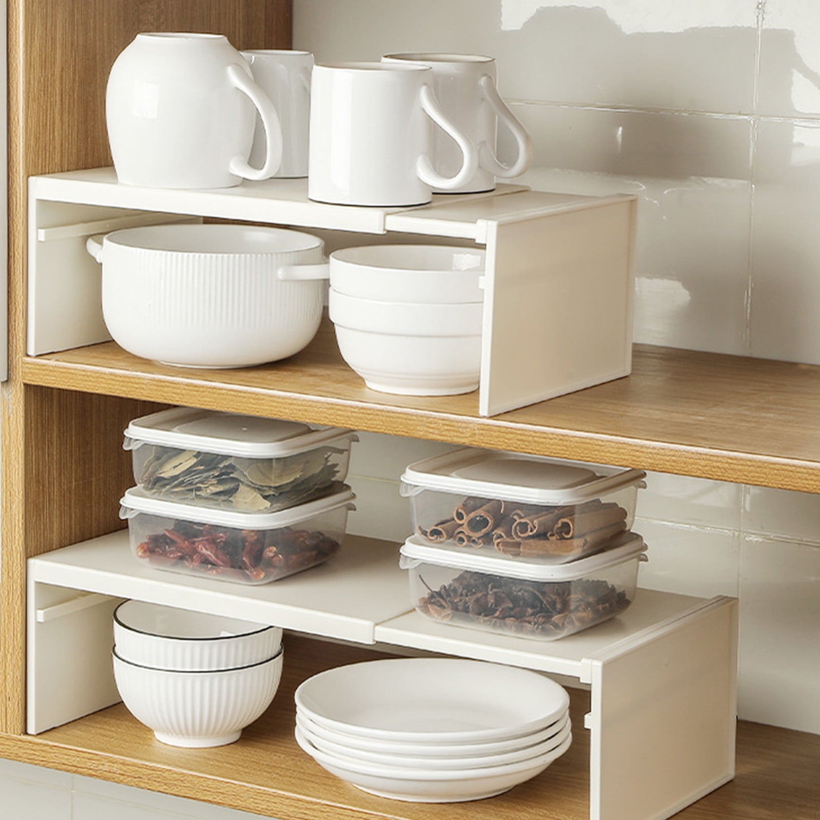 Christmas Clearance Under $5.00 Fiudx Expandable Cabinet Shelf ...