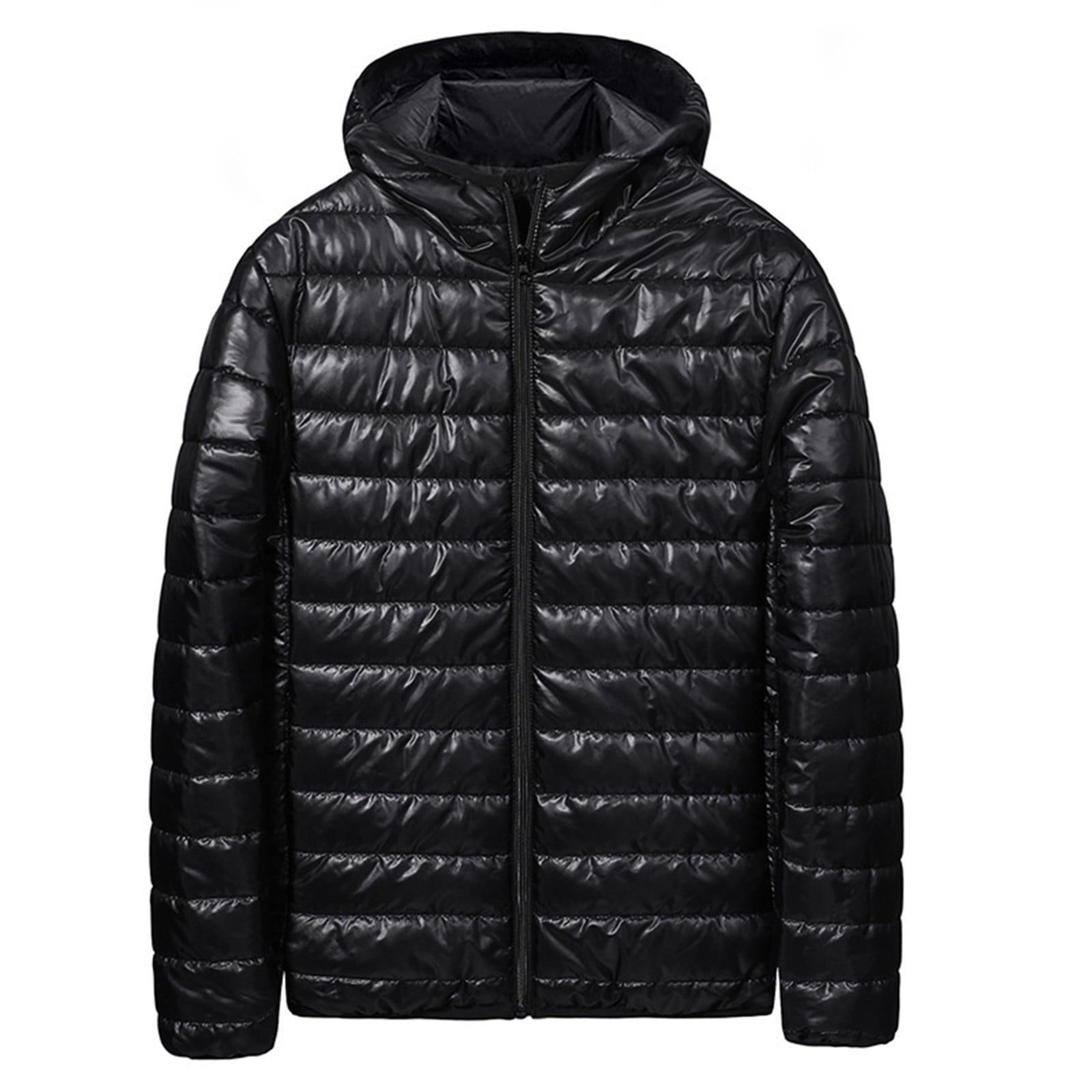 Christmas Clearance! AIEOTT Men's Lightweight Packable Hooded Puffer ...