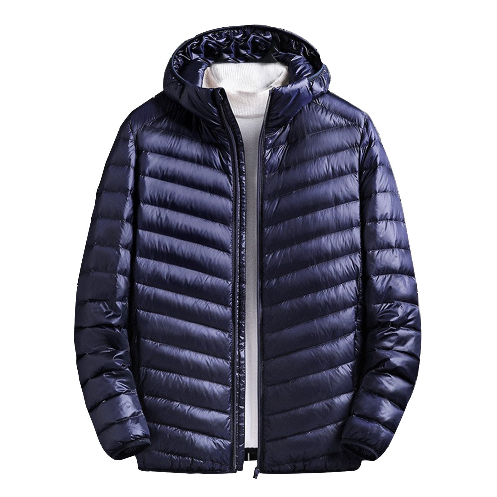 Christmas Clearance! AIEOTT Puffer Jacket Men Lightweight Quilted ...