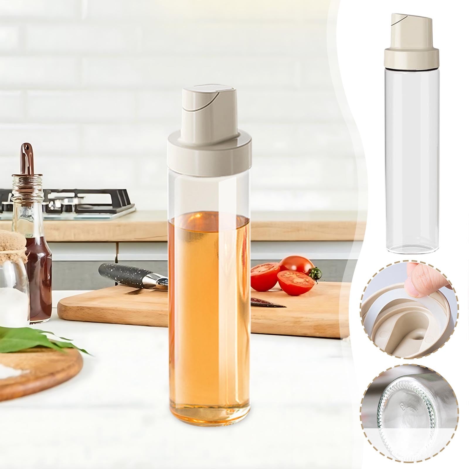 Flash Sale Automatic Oil Dispenser Bottle: Leak-Proof, Hands-Free ...