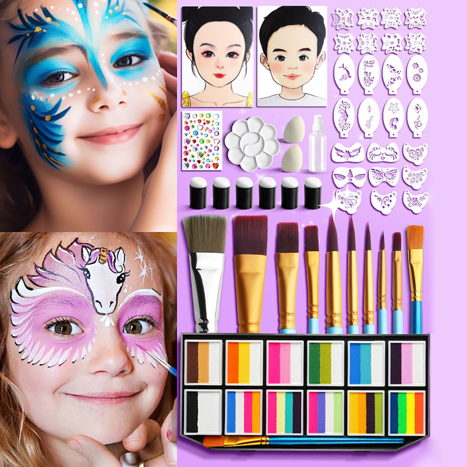 New Arrivals COS Painting Cream, Kids' Water-Soluble Face Paint for ...
