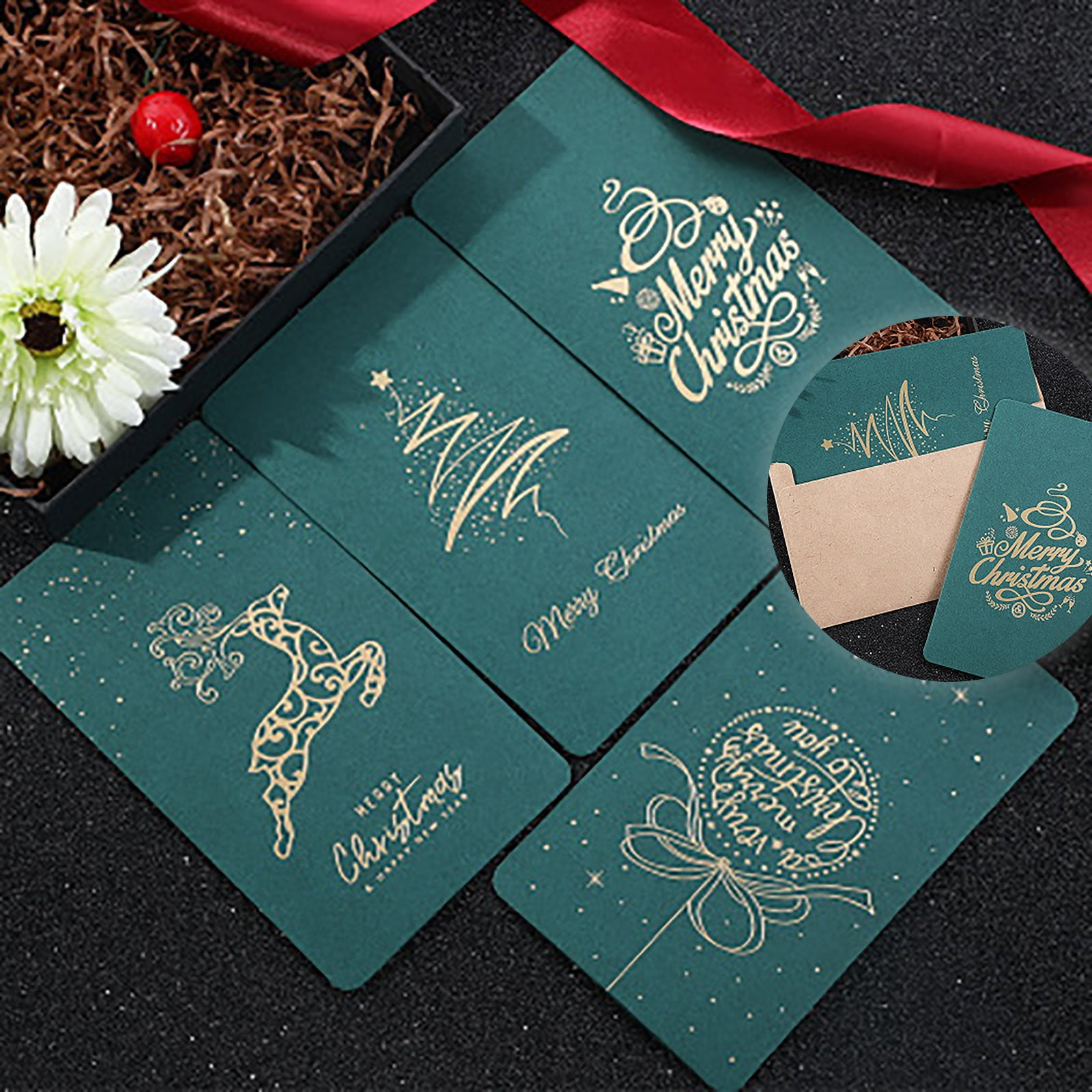 Christmas Clearance!Christmas Thank You Card DIY Creative Blessing Gift ...