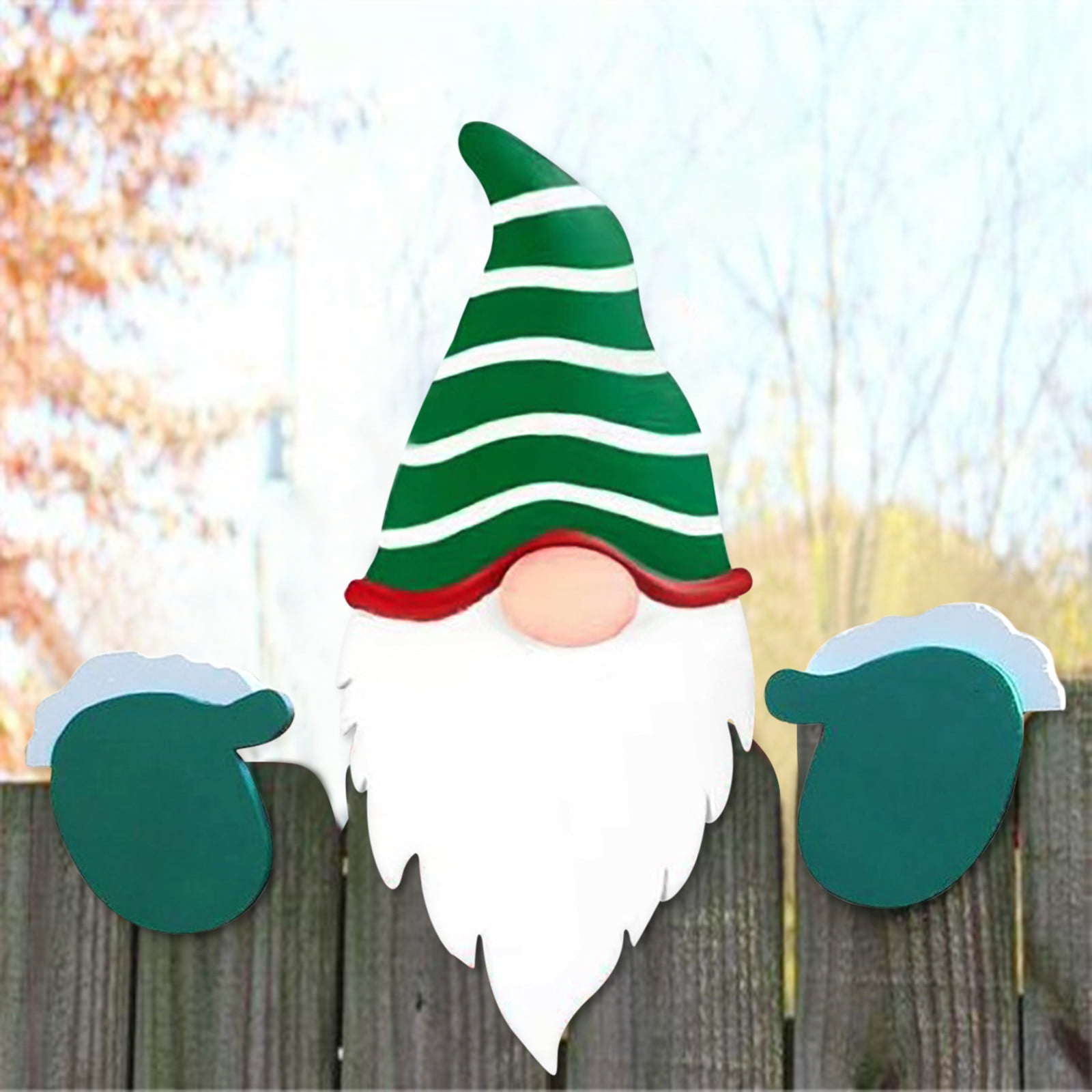 Christmas Clearance Decor Outdoor,Christmas Fence Peeker Decoration ...
