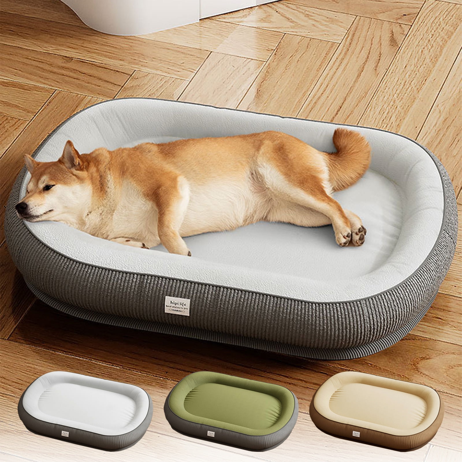Dog Bed for Small, Medium, and Large Dogs - Thickened, Winter-Ready ...