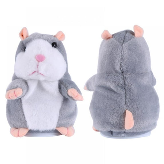Minimanihoo Talking Hamster Mimicry Plush Toy, Brown Stuffed Animal ...