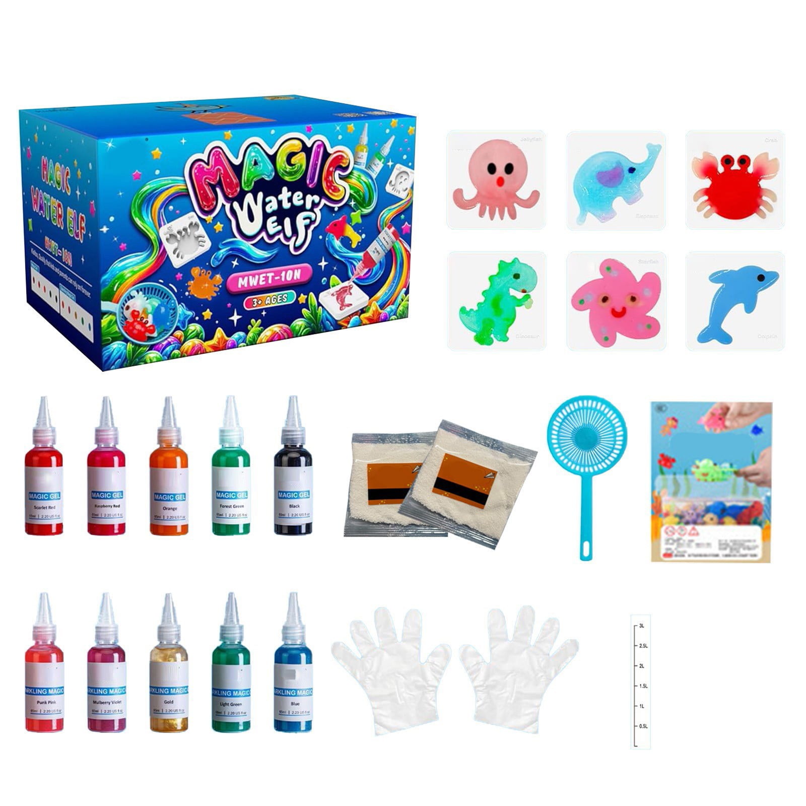 Christmas Clearance Magic Water Elf Toy Kit, Squishy Making Kit, Water ...