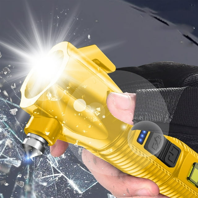 Christmas Clearance Multifunctional Window Breaker Hammer Flashlight ...