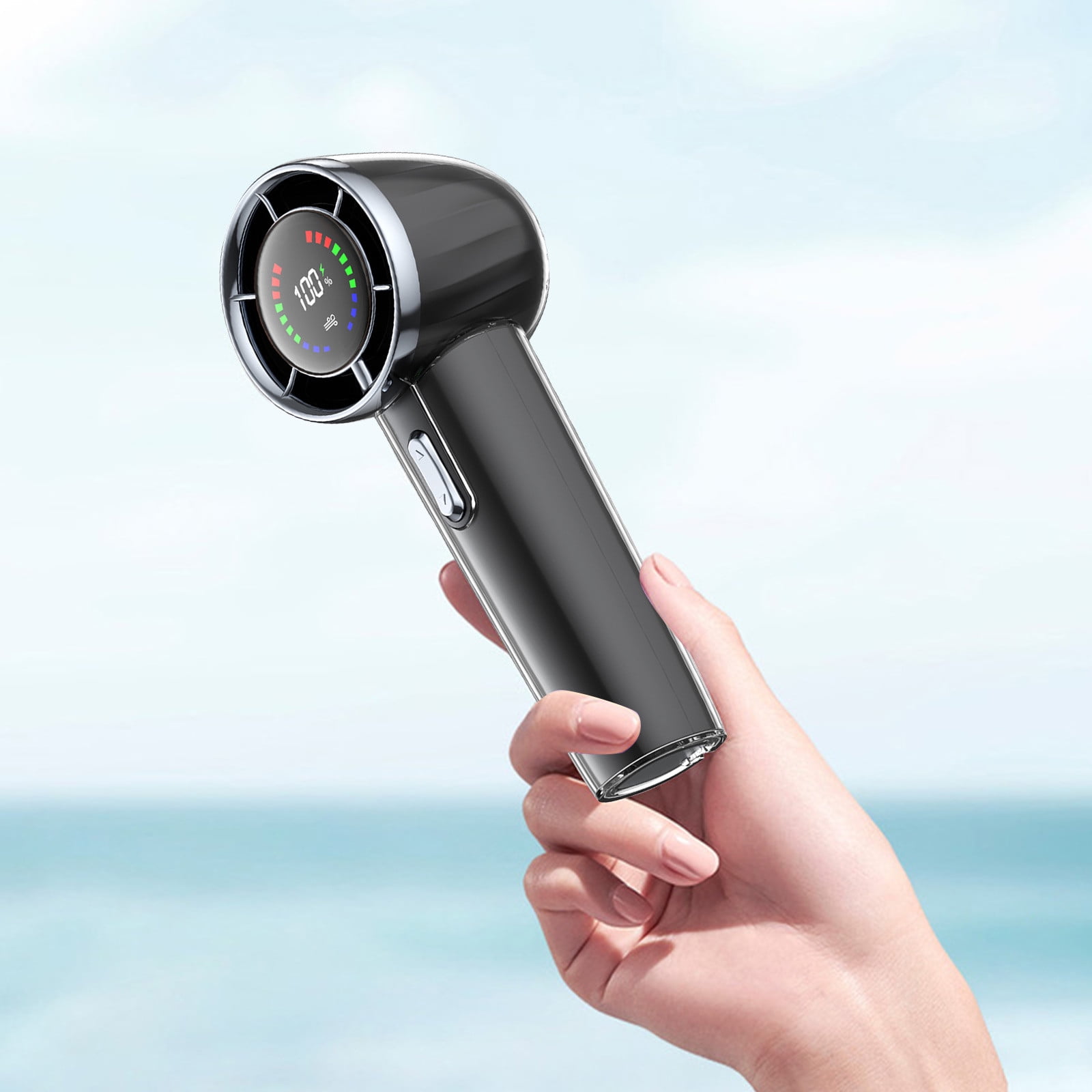 Christmas Clearance New Handheld Fan USB Charging 100-speed Adjustable ...