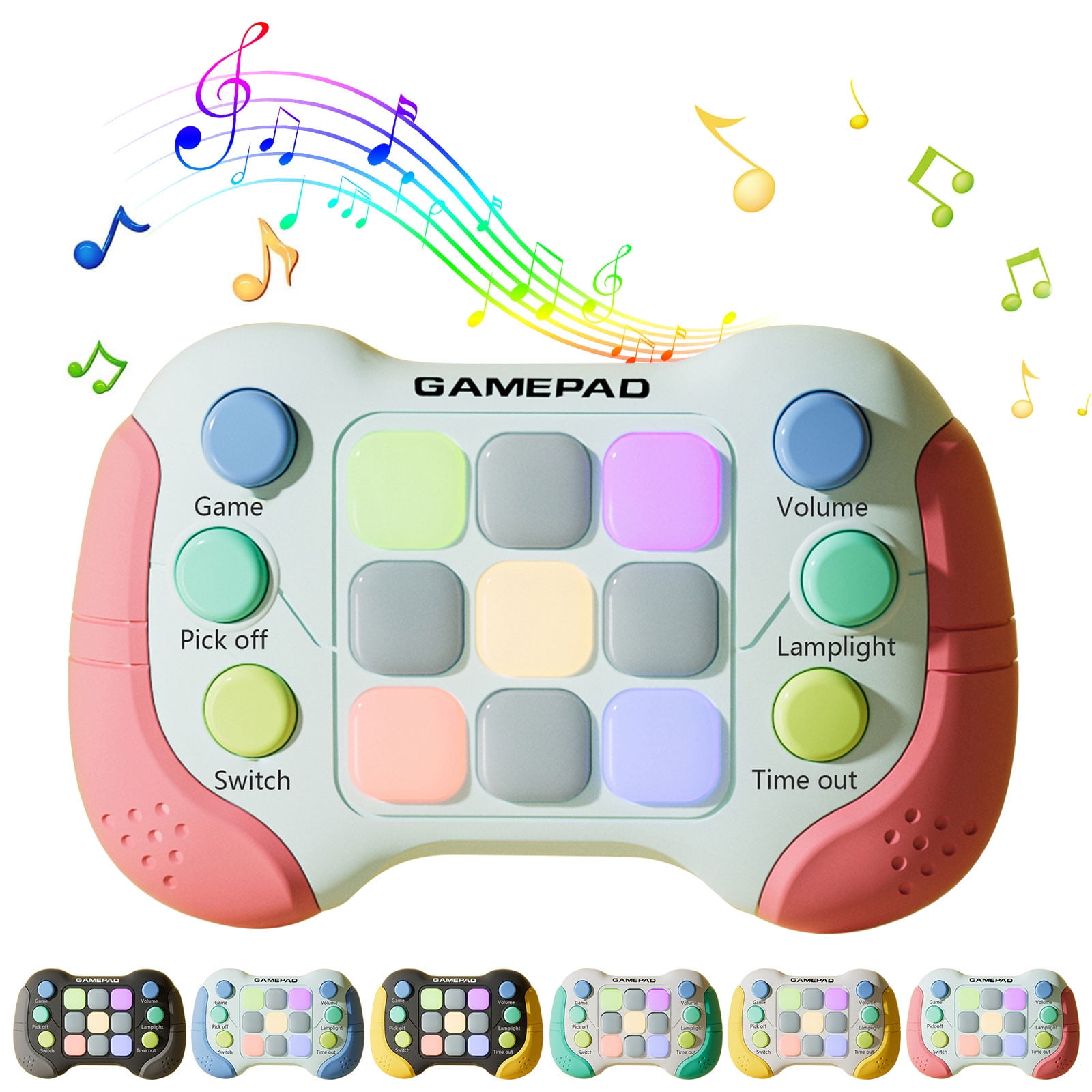 Newest Fast Push Game Controller with RGB Lights & 4 Modes - Music Toy ...