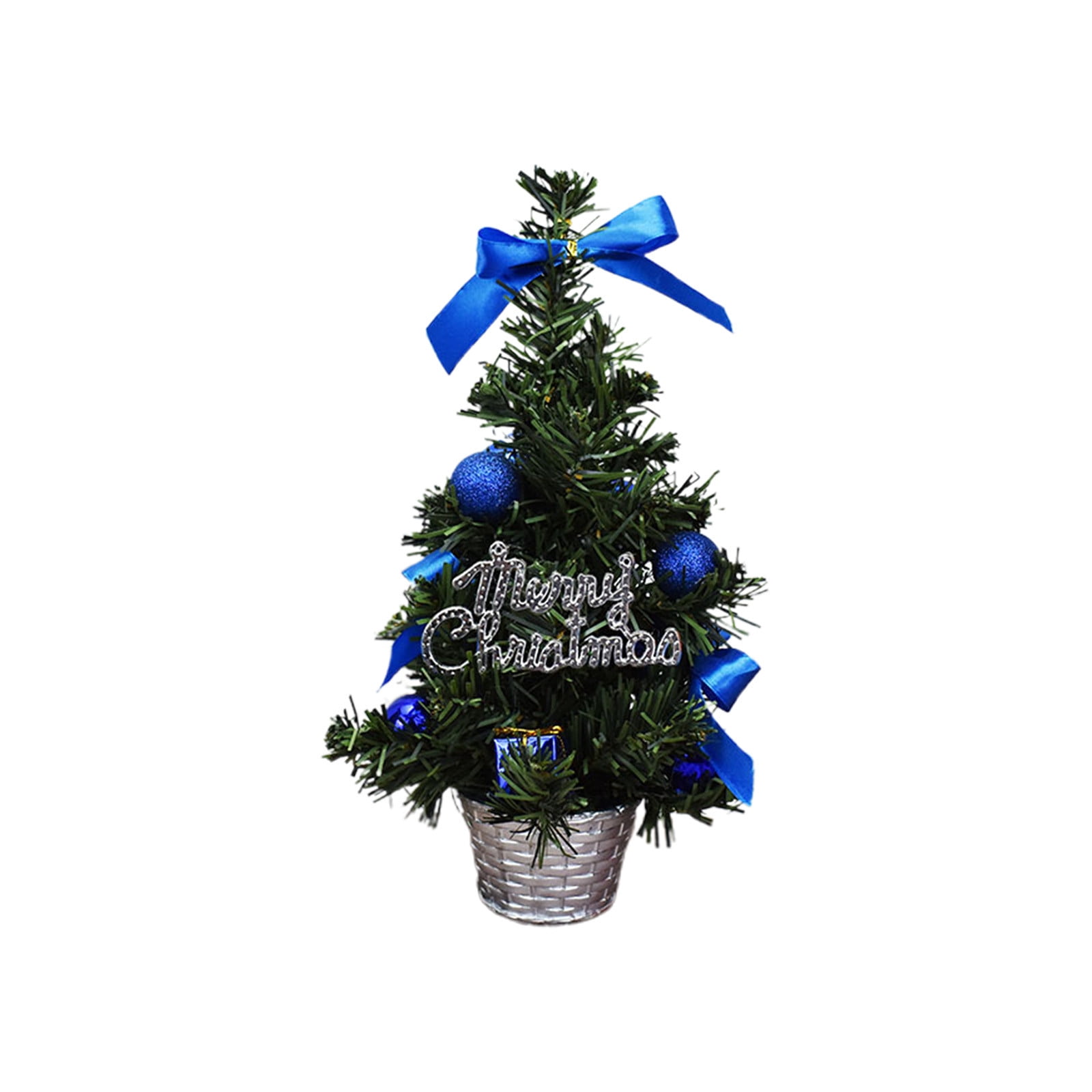 Christmas Clearance! PRETXORVE Mini Artificial Christmas Trees Xmas ...