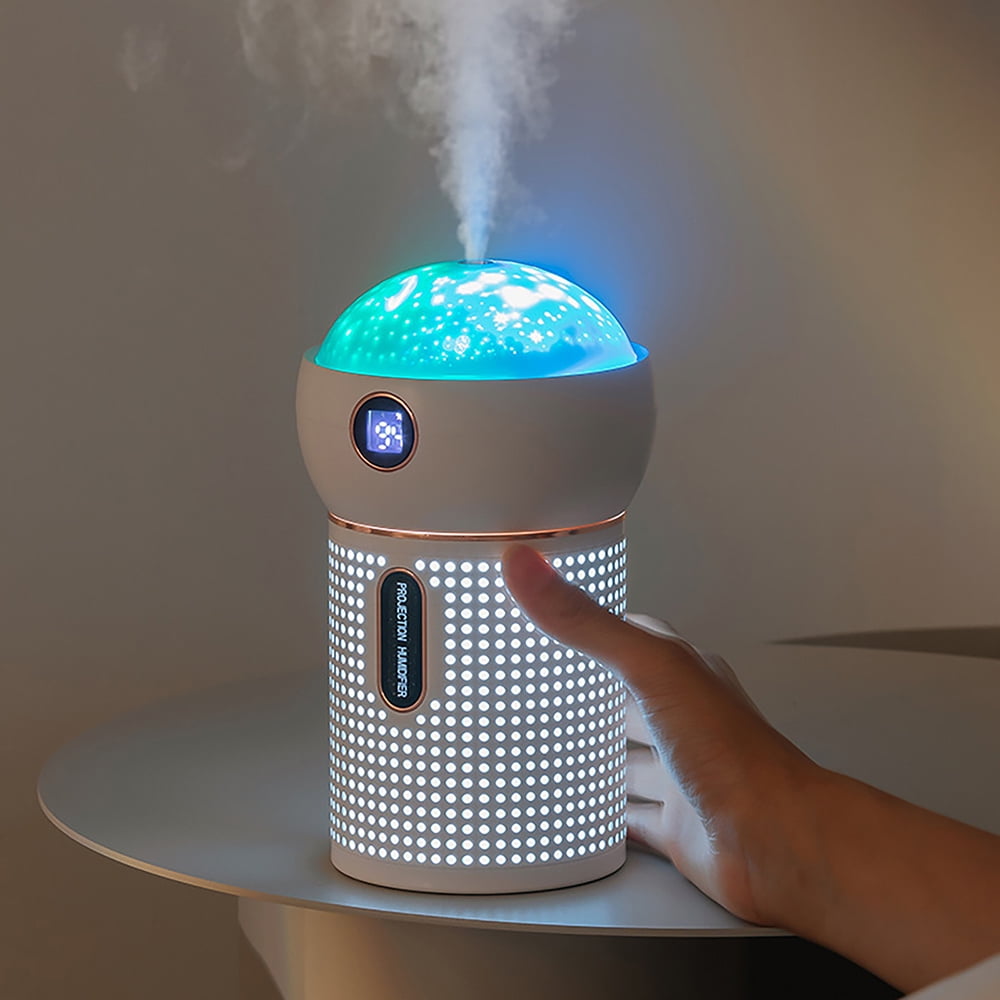 Christmas Clearance! QLEICOM Projection Humidifiers for Bedroom, 630ml ...