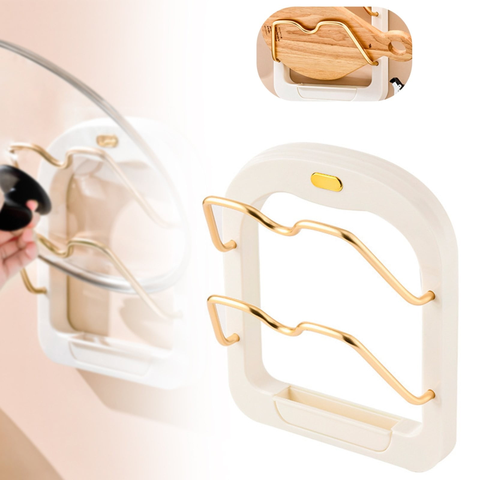 Christmas Clearance Rack,Pot Lid Holder 2024 New Stainless Pot Lid ...