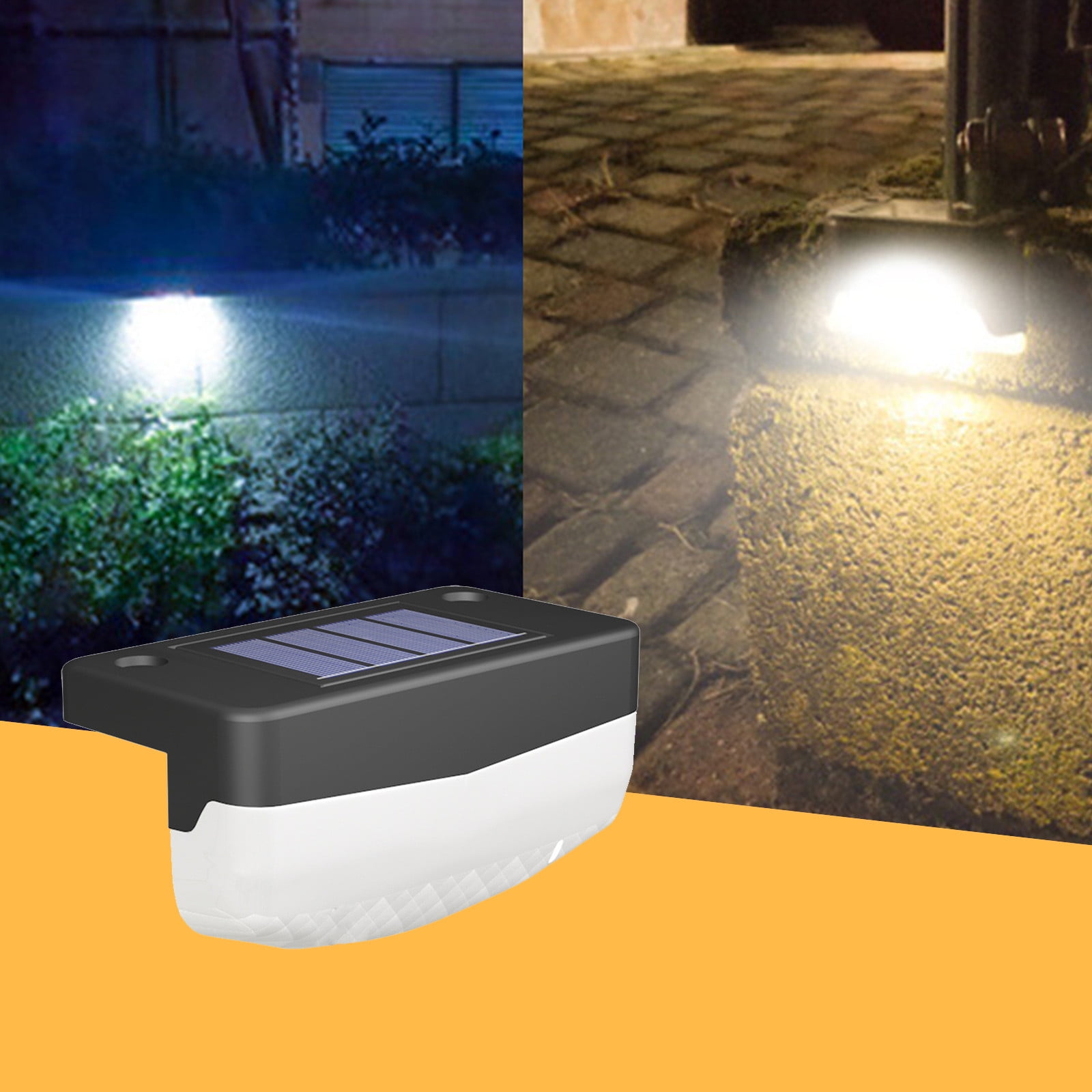 Summer Savings Solar LED Outdoor Step Light - Waterproof, Easy Install ...