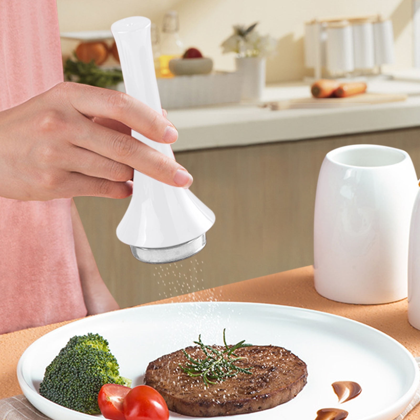 New Arrivals Stainless Steel Kitchen Seasoning Bottle Set with Ceramic ...