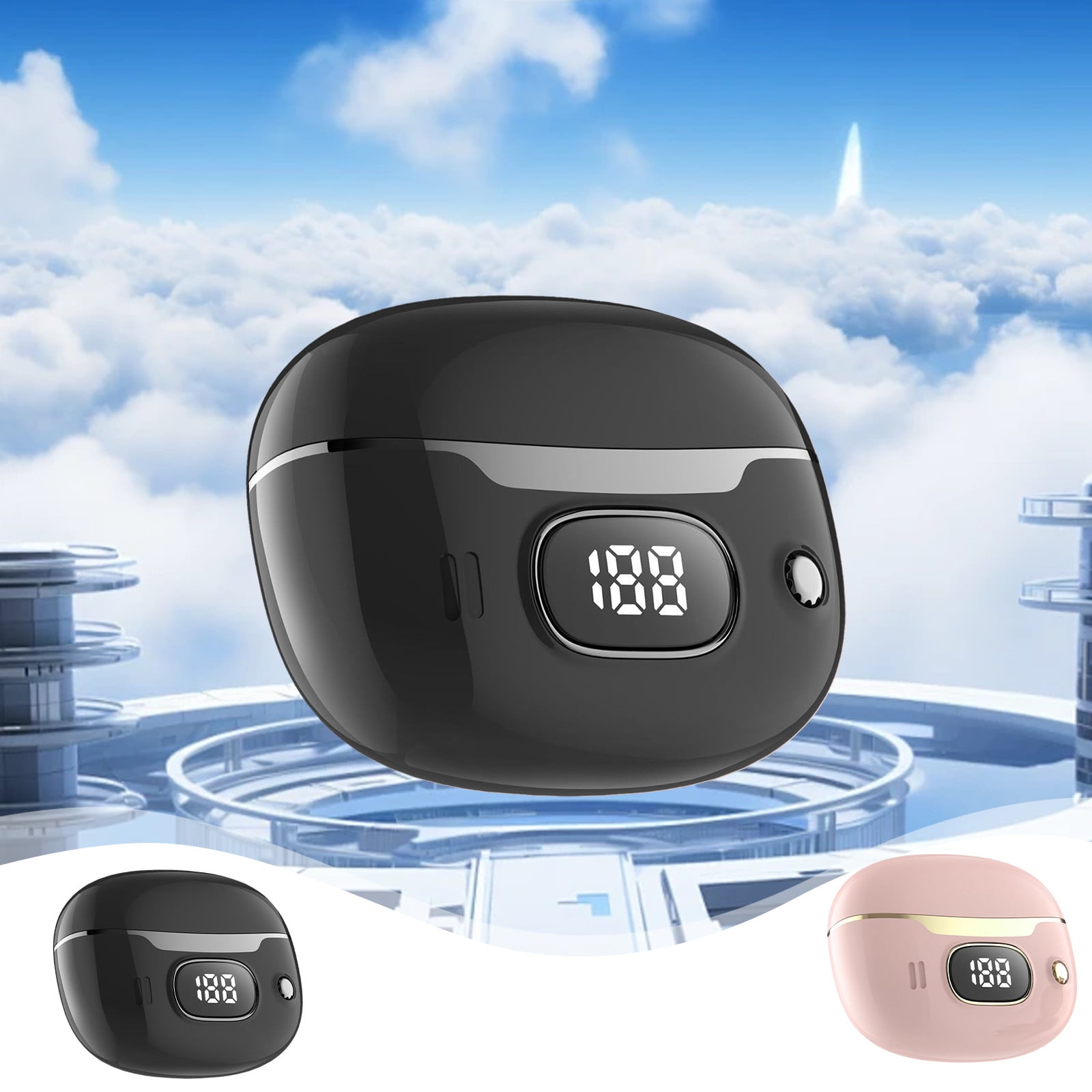 Christmas Clearance Tpzfurit Bluetooth 5.3 Wireless Earbuds - Space ...