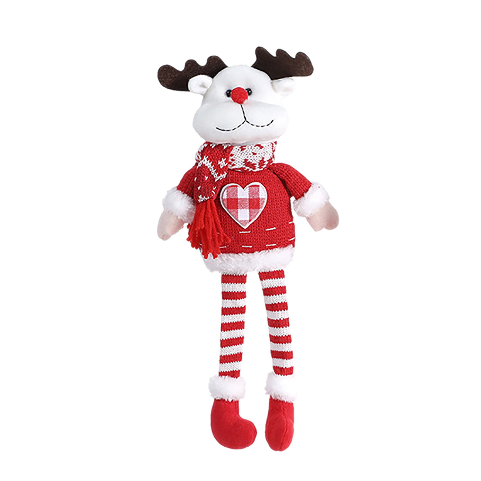 Christmas Clearance Tpzfurit Christmas Knitted Long Leg Curtain ...