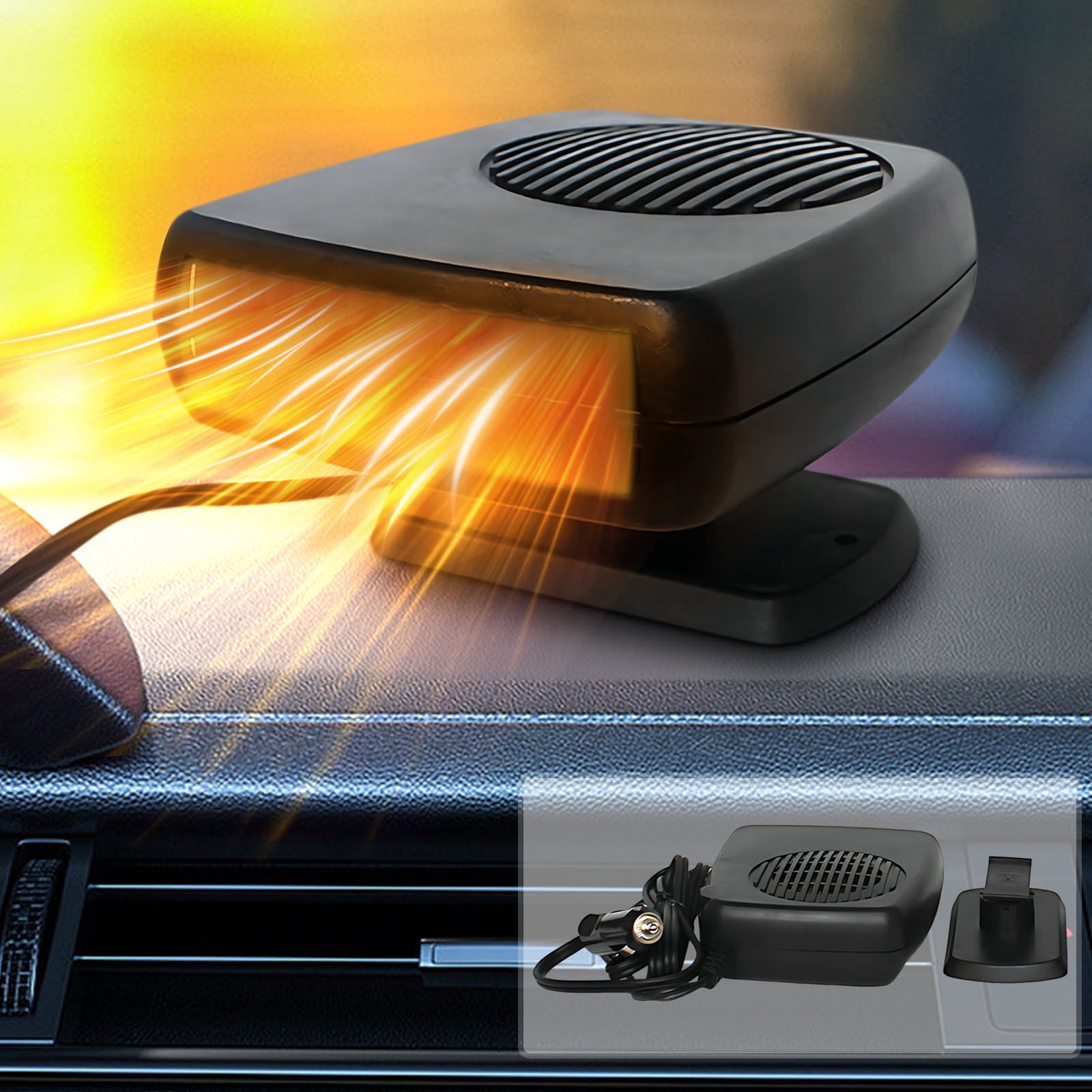 Christmas Clearance Tpzfurit Portable Car Heater with 200W Fast Heating ...