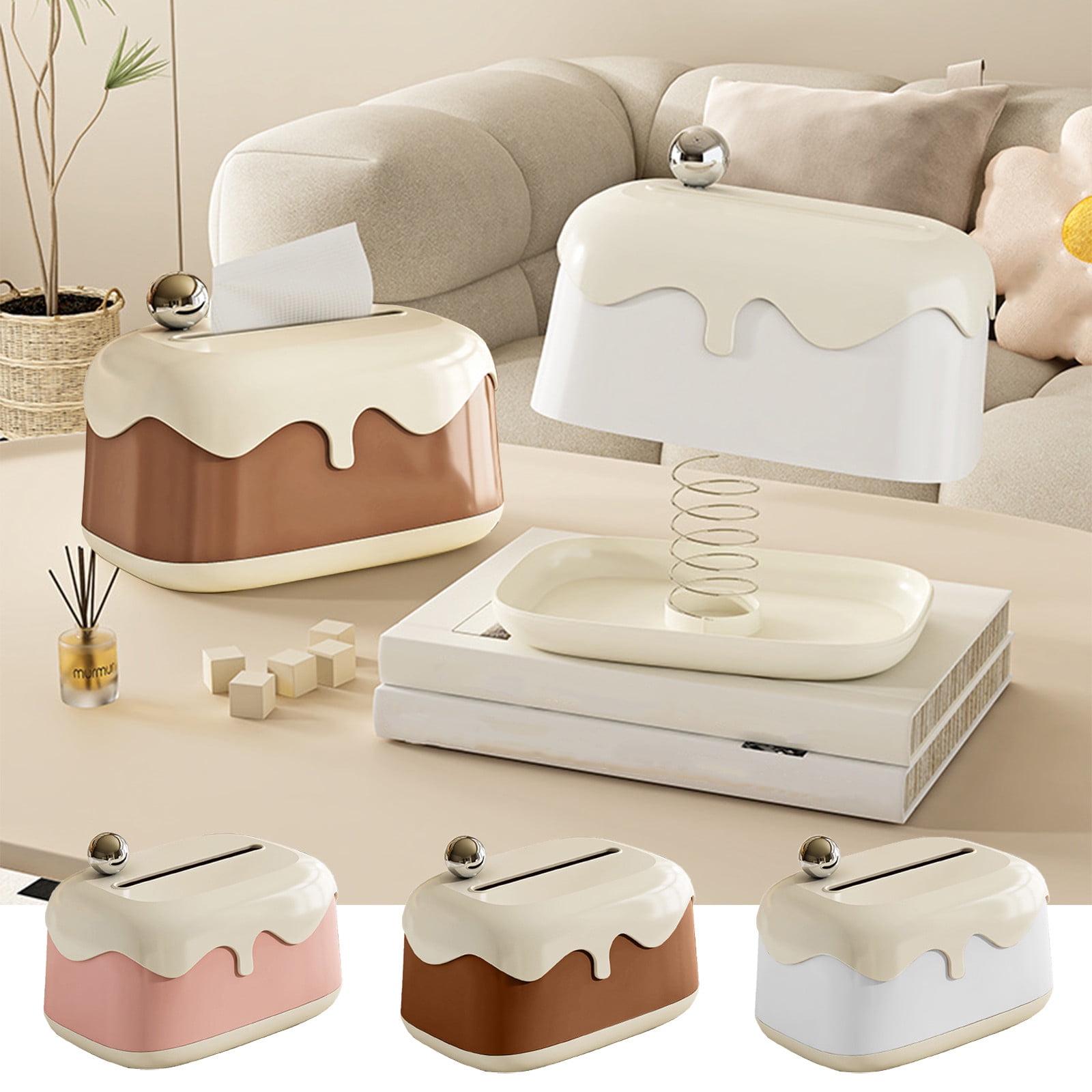 Christmas Clearance Tpzfurit Reusable Decorative Tissue Dispenser with ...