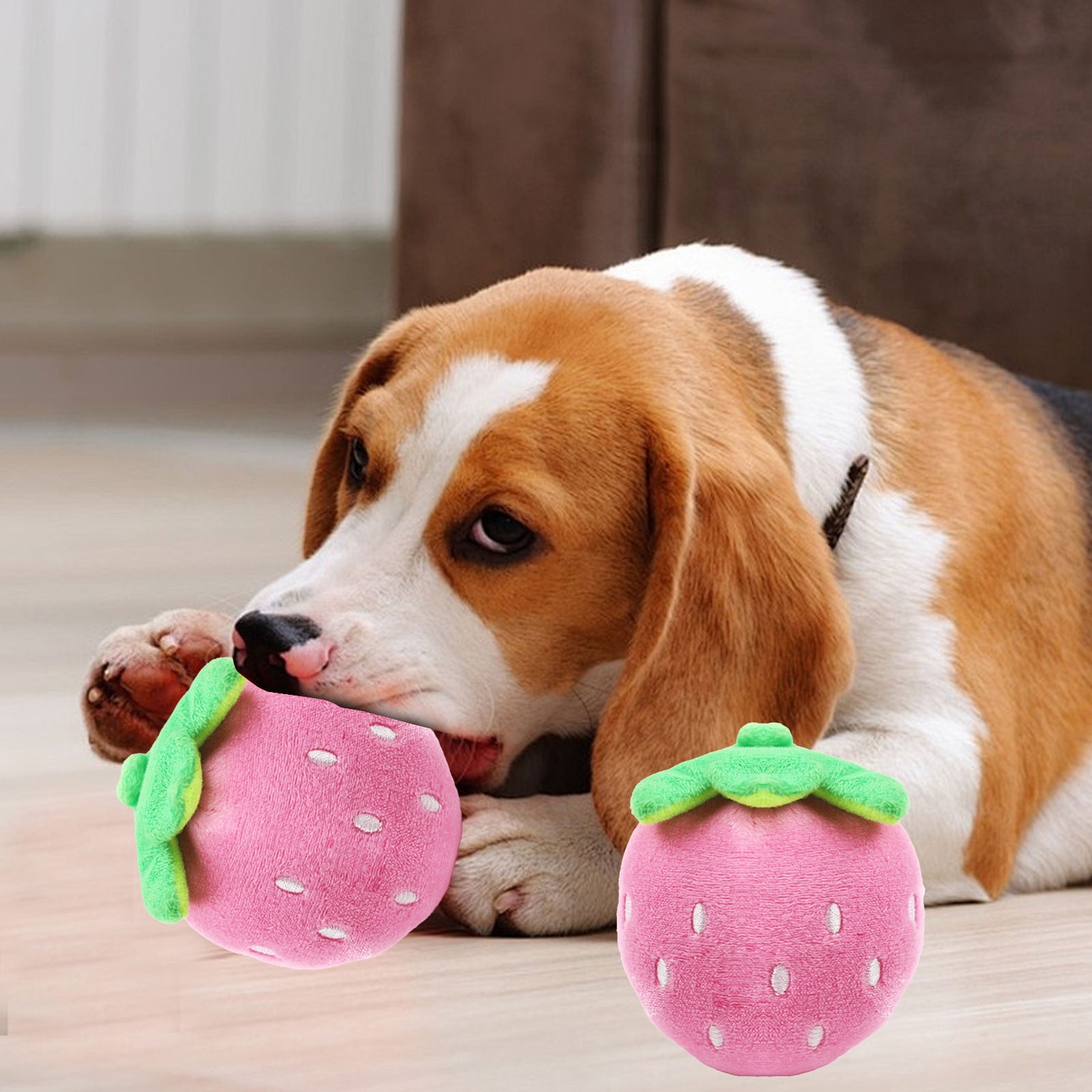 Christmas Clearance Tpzfurit Trendy Strawberry Toy for Pets, Durable ...
