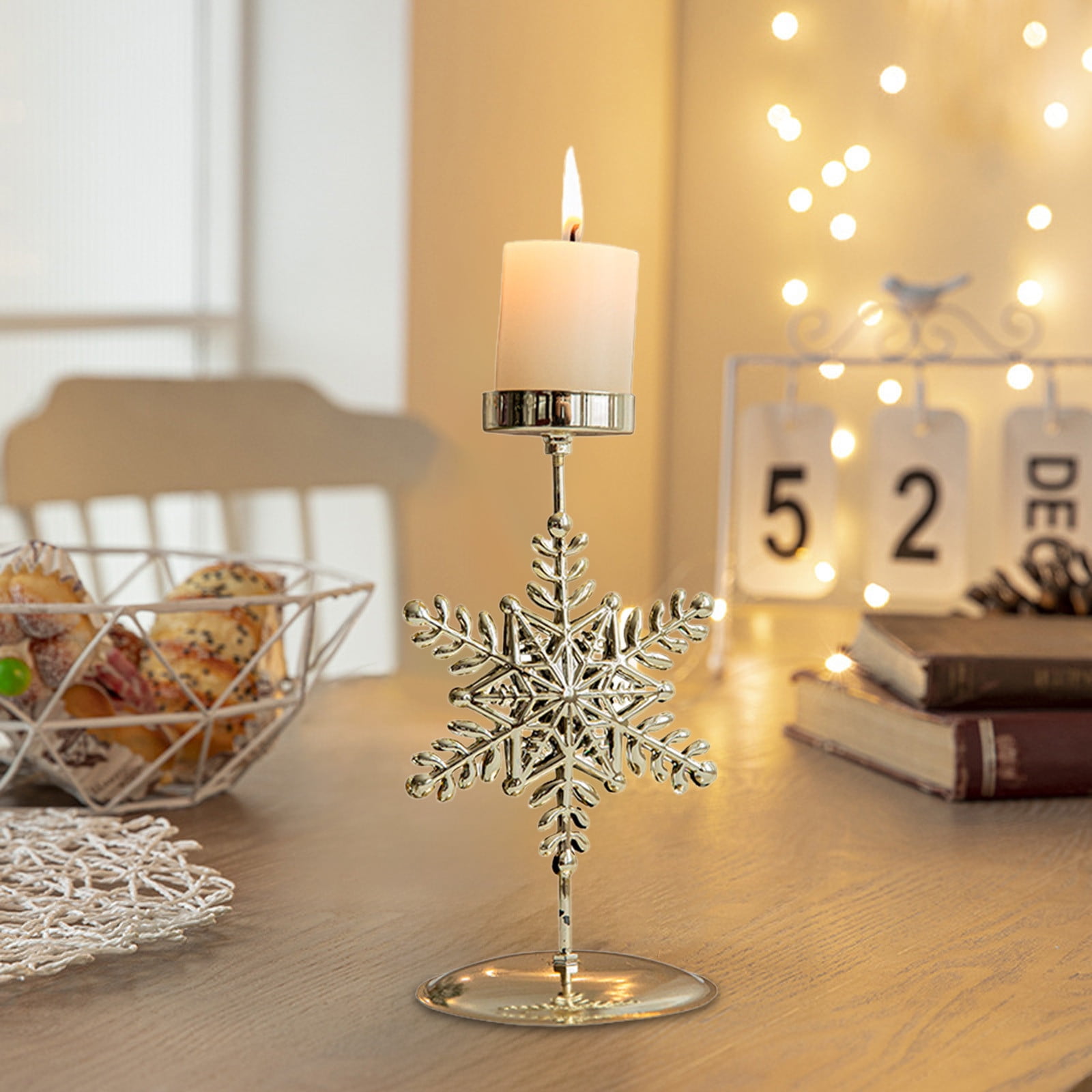 New Arrivals Tpzfurit Vintage Gold Window Ornament Iron Candle Tray ...