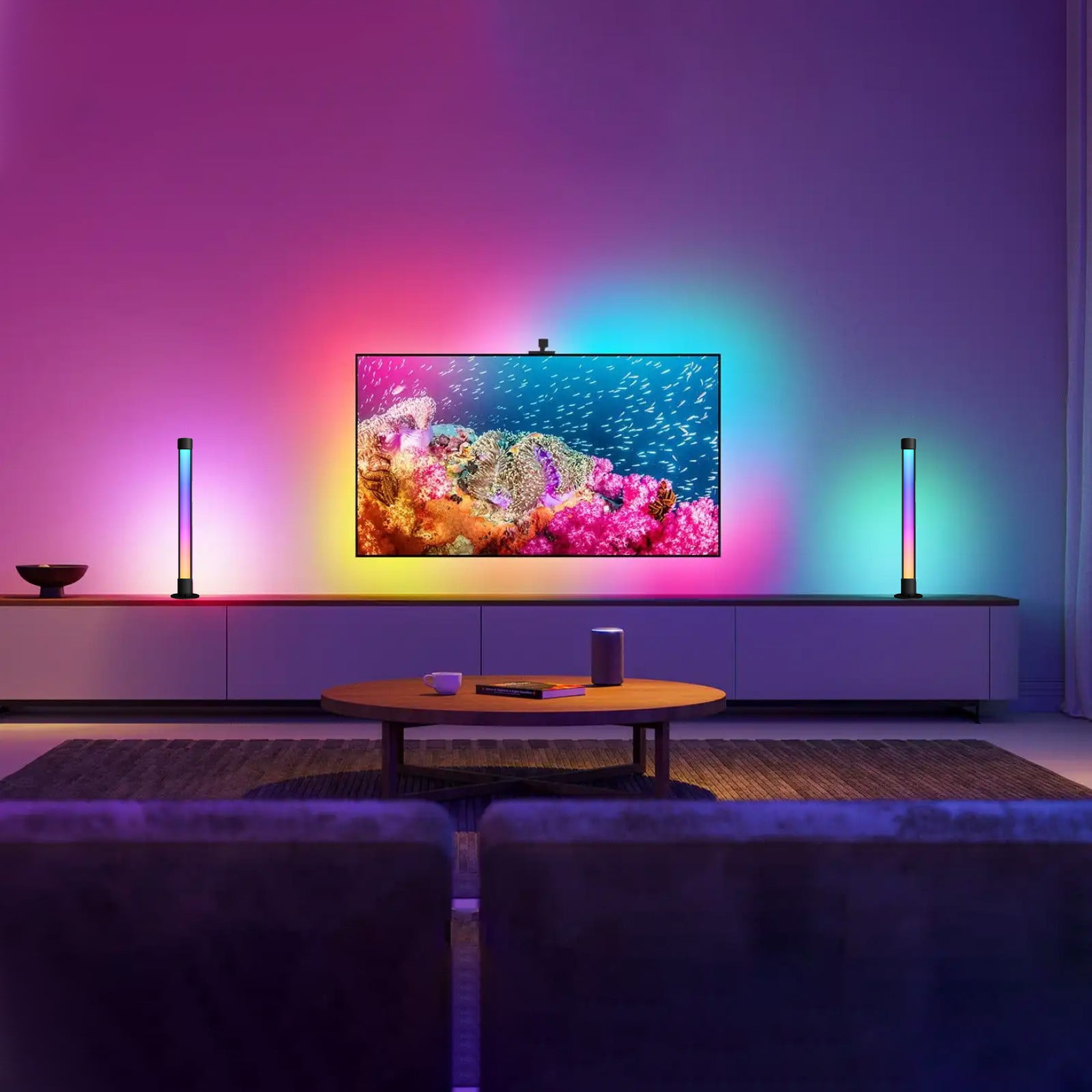 Christmas Clearance Xecvkr Advanced Bluetooth LED Ambient Light Floor ...