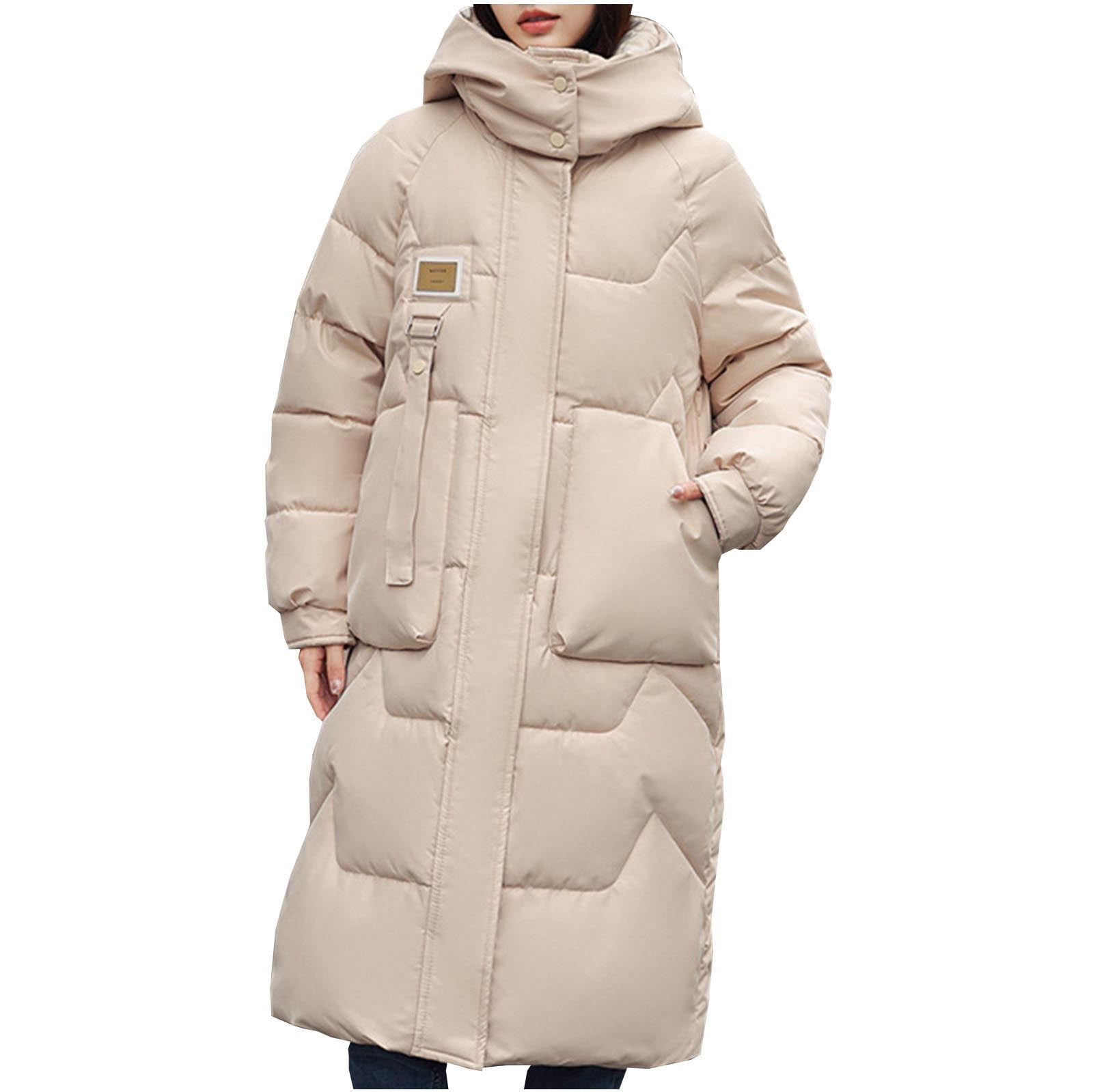 Christmas Clearance! ZVNAΖH Extra Long Puffer Coat Women Plus Size ...