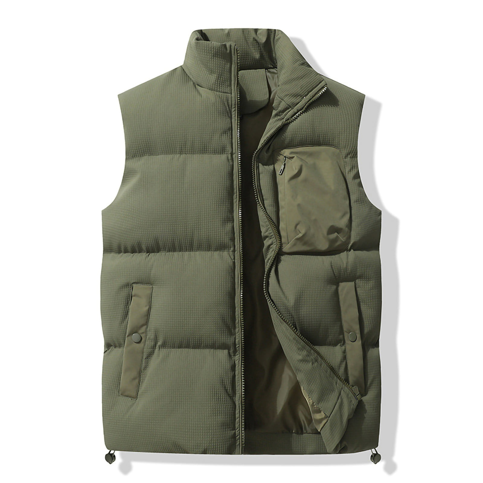 Christmas Clearance! ZVNAΖH Mens Puffer Vest for Winter, Lightweight ...