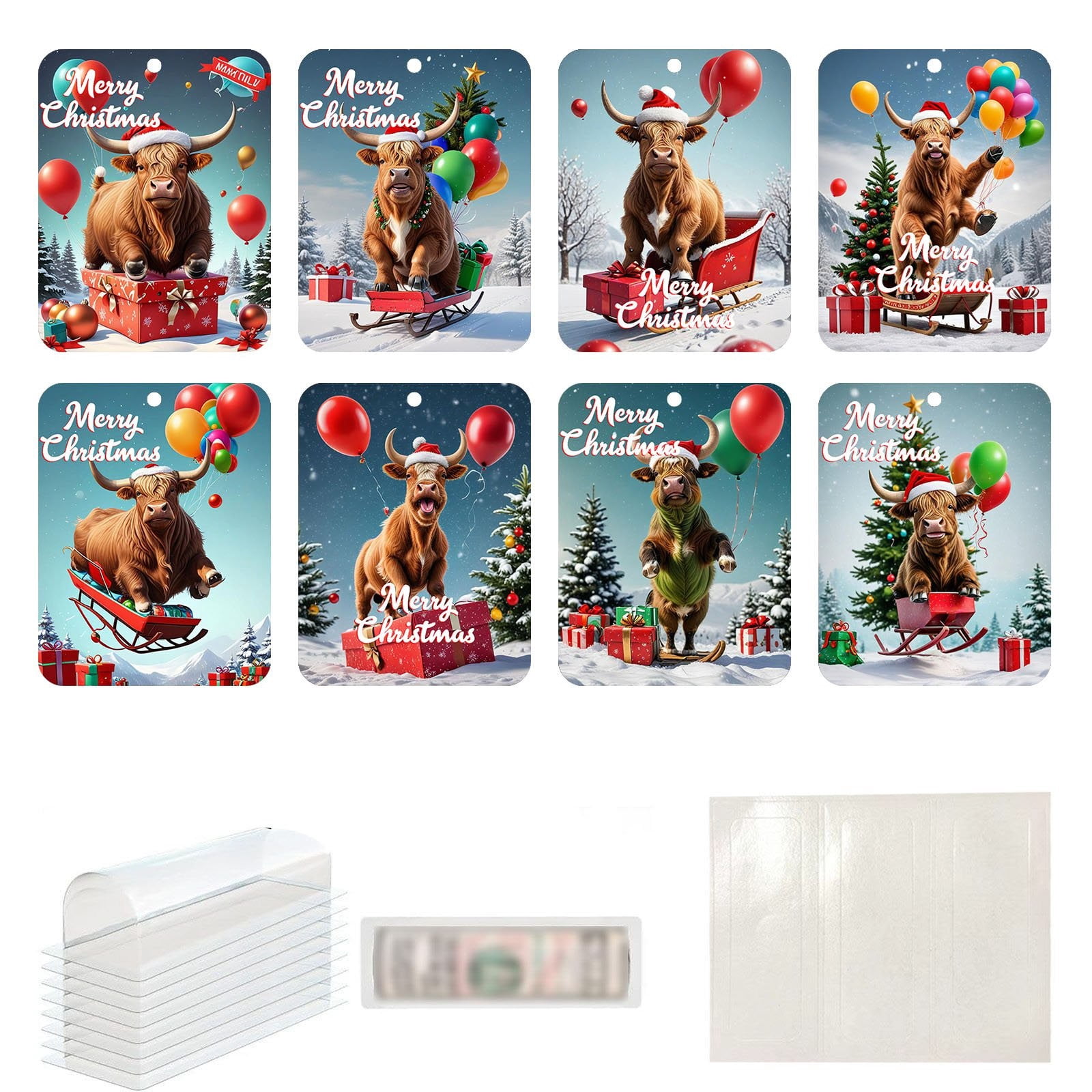 Christmas Clip Ornaments For Giving Checks Cards In And Designs With ...