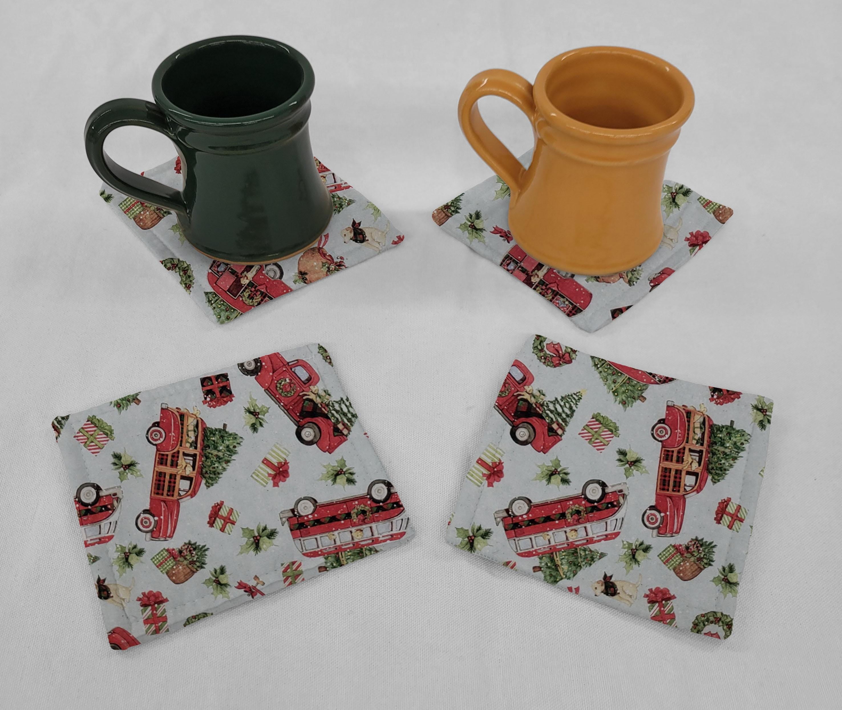 Christmas Cloth Coasters by Penny's Needful Things (Set of 8) Christmas ...