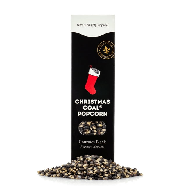 Christmas Coal Popcorn Kernels - Unique Xmas Stocking Stuffer Gift ...