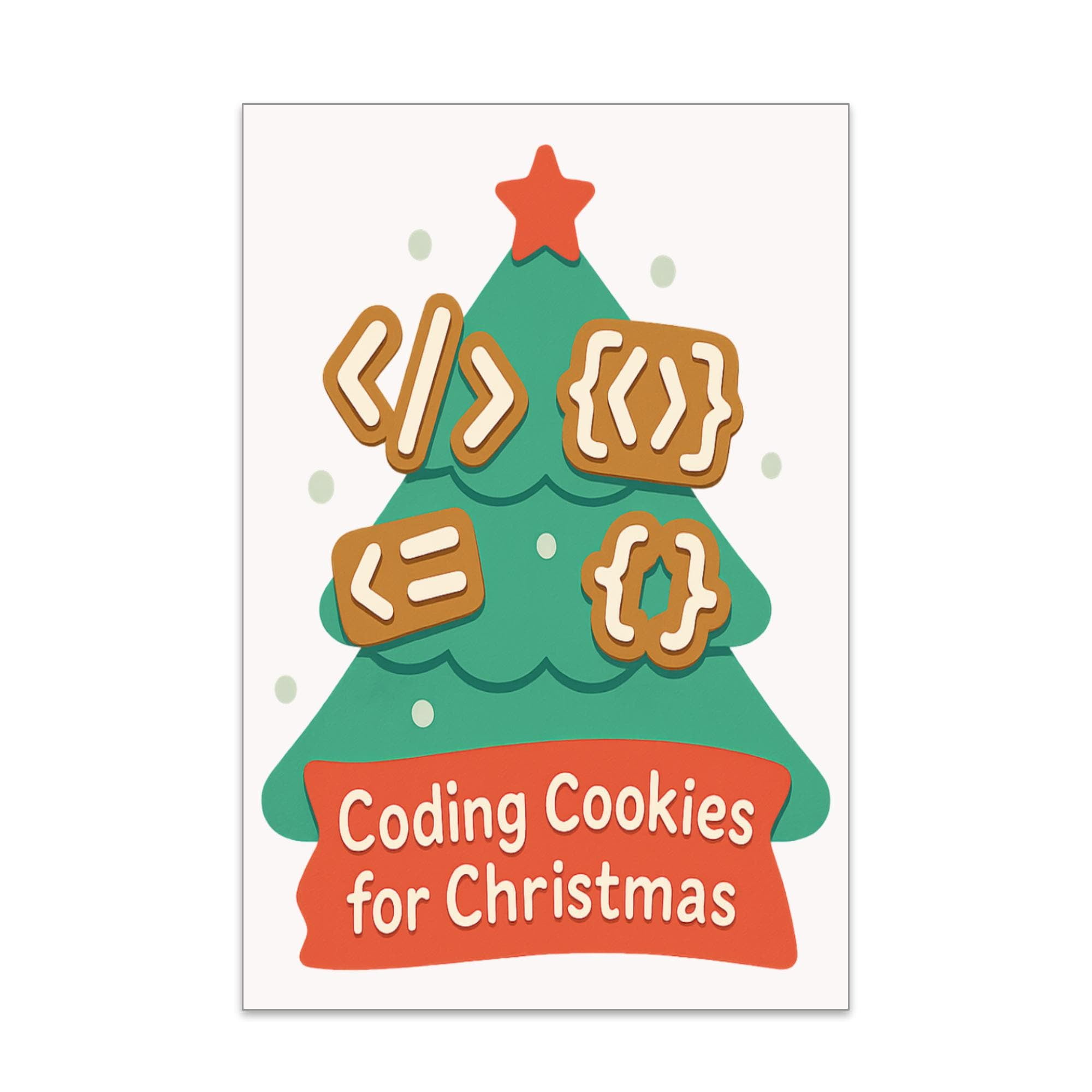 Christmas Coding Poster - Wall Decor for Home Workspace gift 13x19 ...
