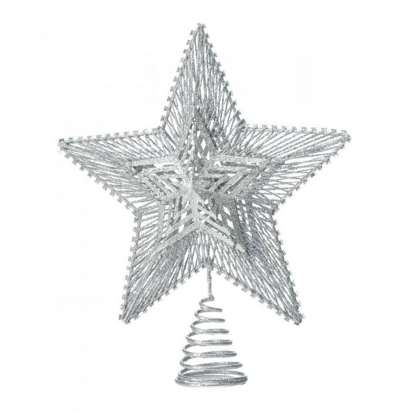 SILVER STAR TREE TOPPER - Walmart.com