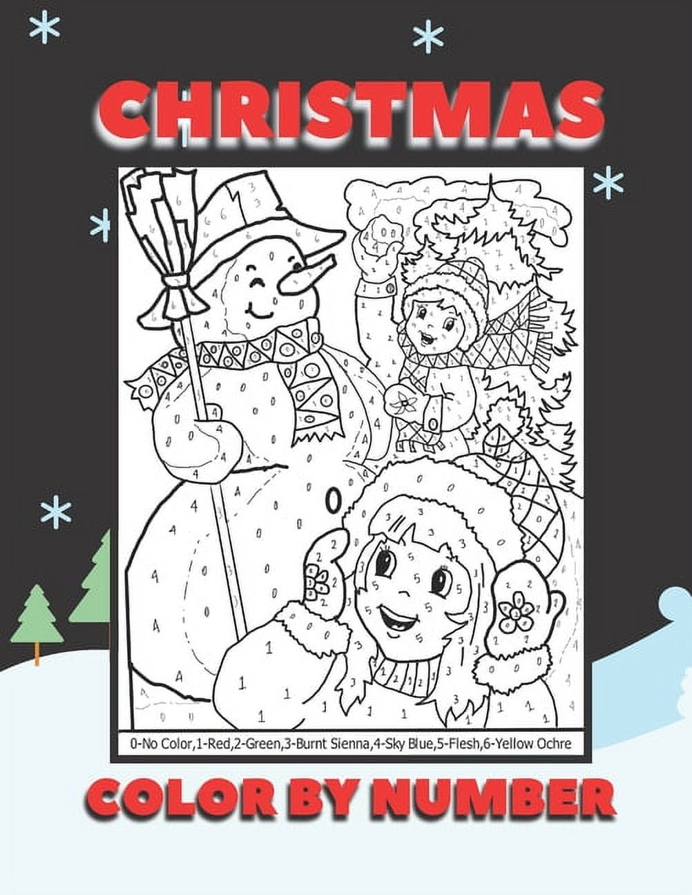 Christmas Color By Number : Coloring Activity Fun And Easy ...