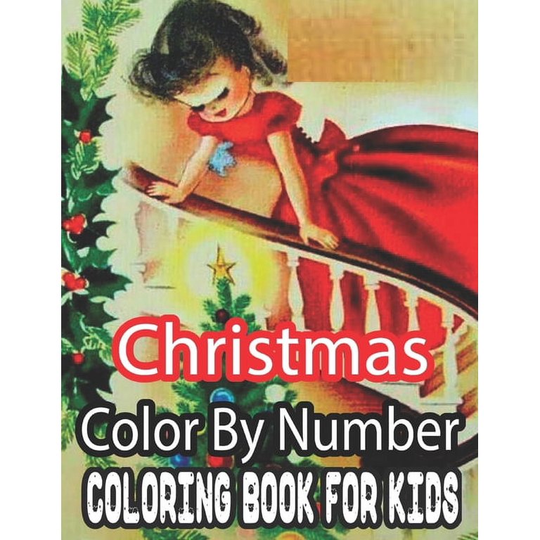 coloring pages numbers with christmas decorations