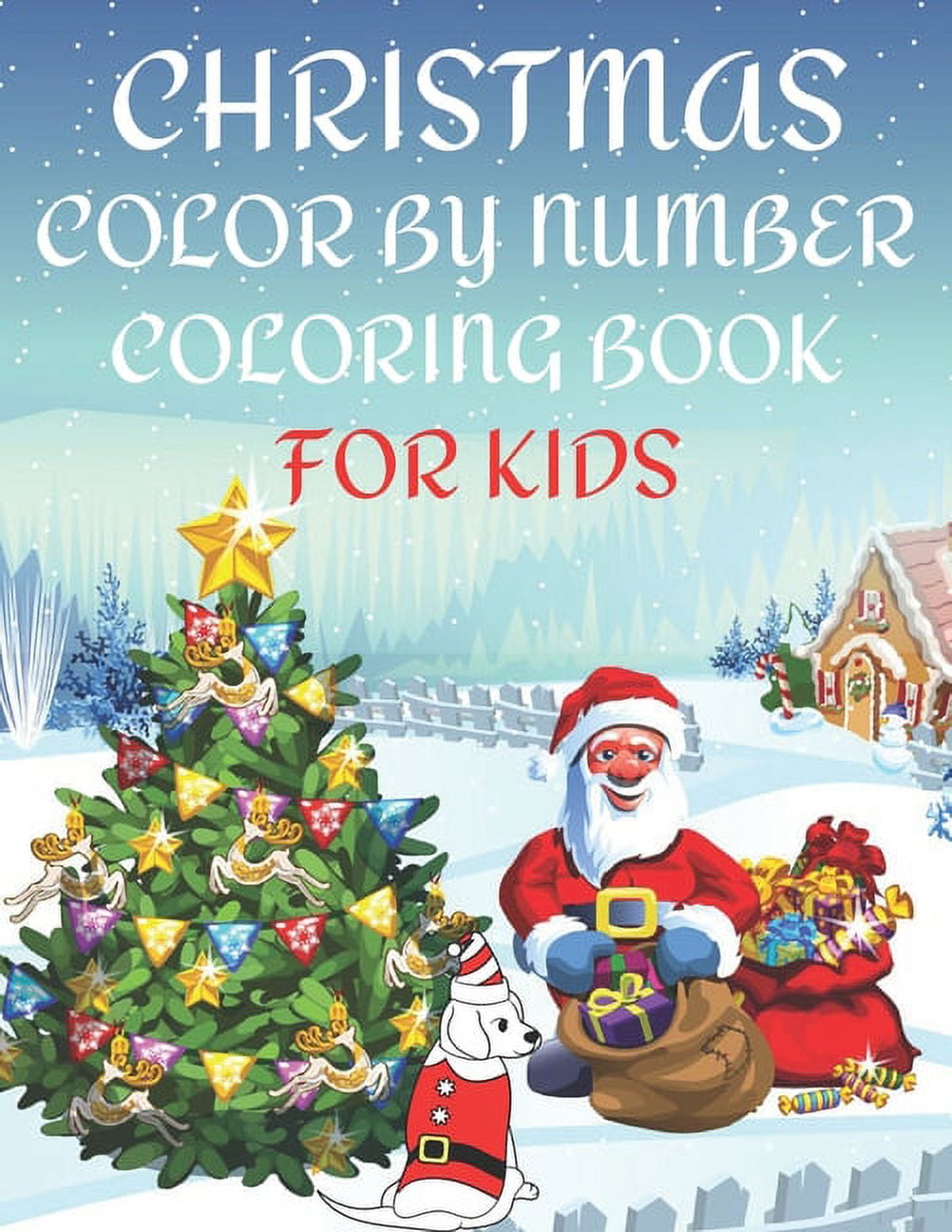 Christmas Color By Number Coloring Book For Kids : Wonderful Christmas ...