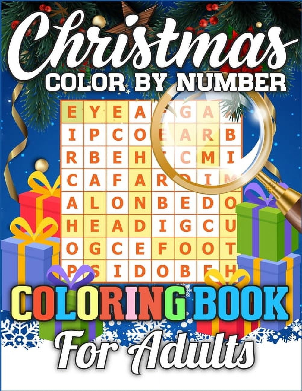 Christmas Color By Number Coloring Book for adult : A Unique Christmas ...