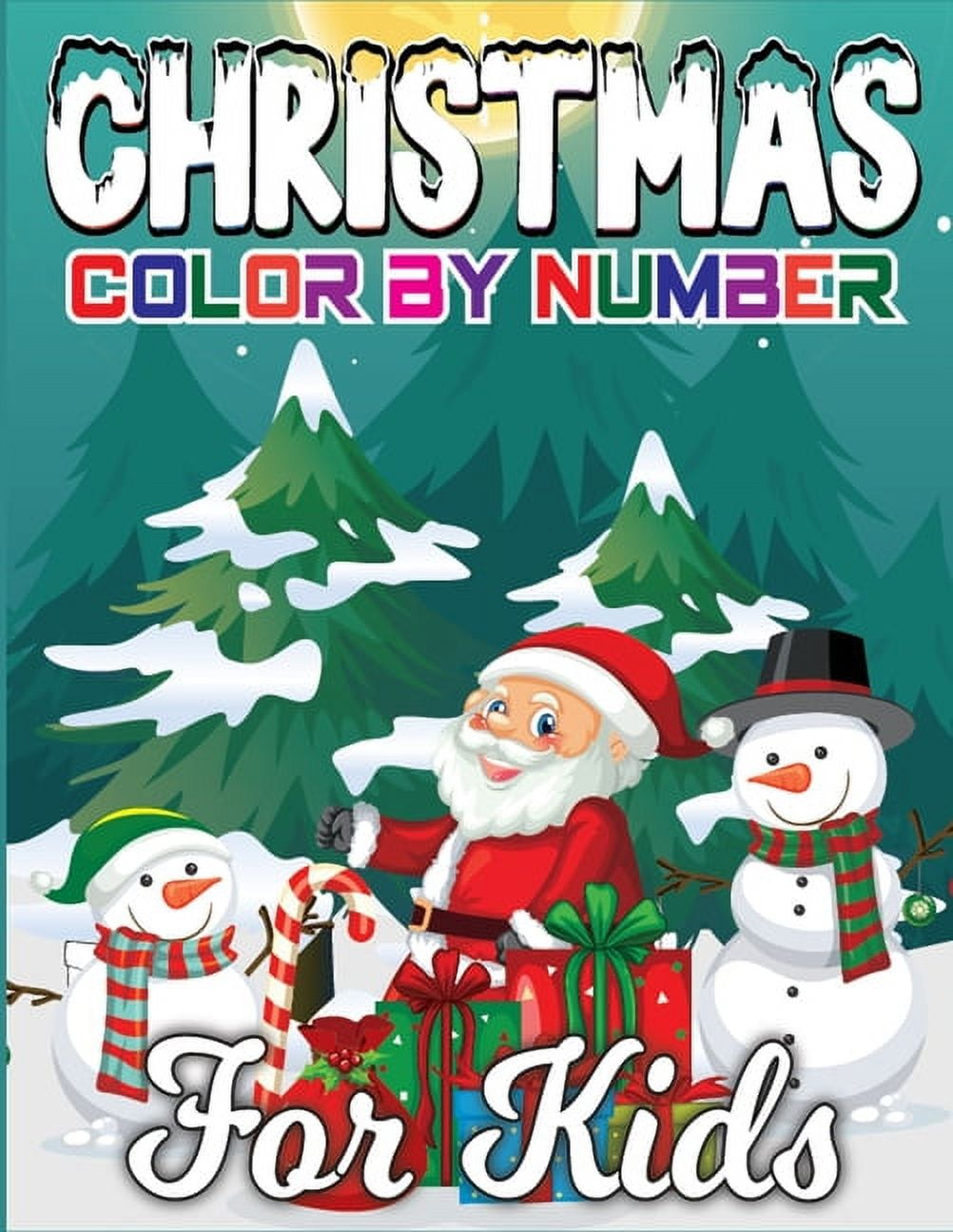 Christmas Color By Number For Kids : A Christmas Color by Number ...