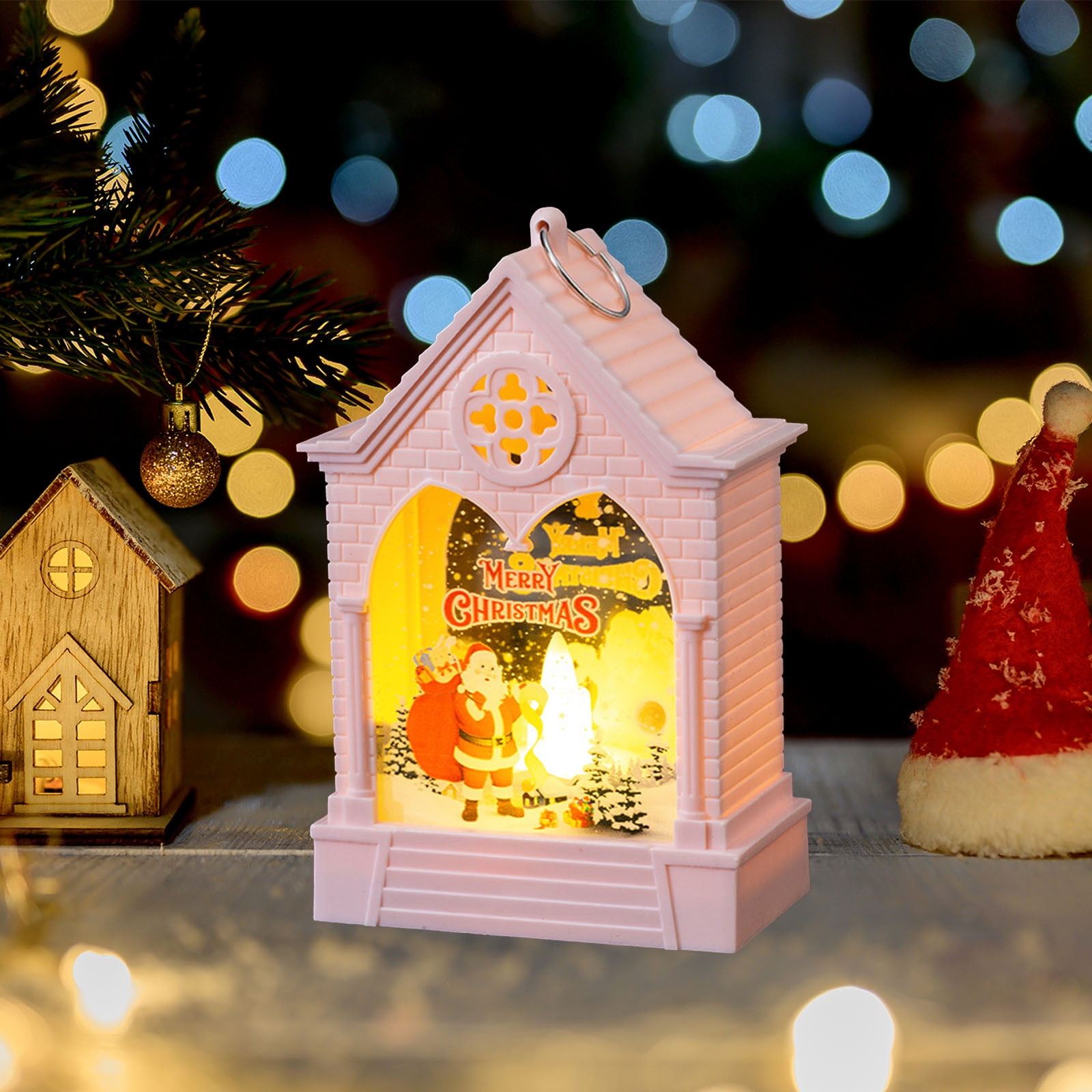 Christmas Colorful Lights Decorations Christmas Tree Small Night Light ...