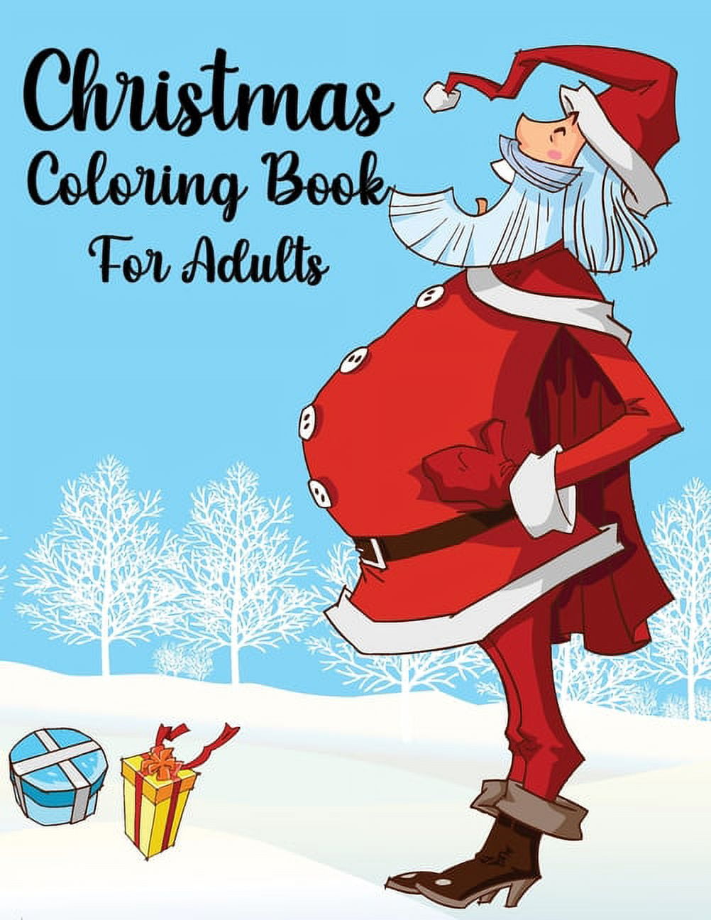 Christmas Coloring Book For Adults: Christmas Adult Coloring Book An ...