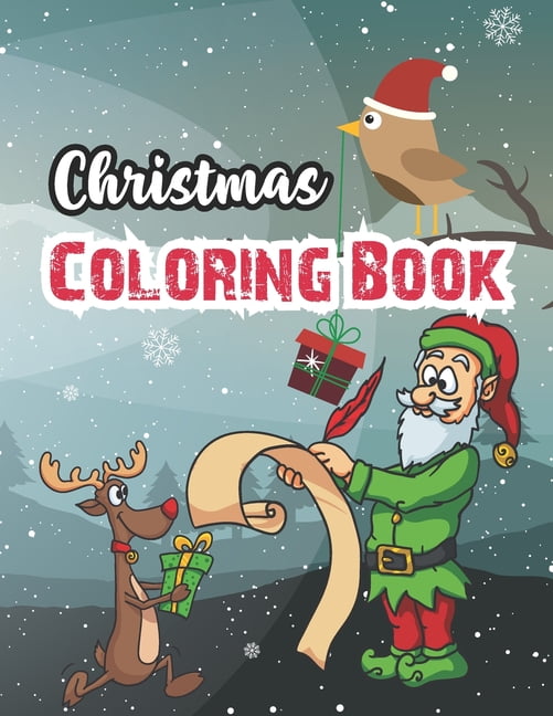Christmas Coloring Book: Beautiful Christmas Coloring Book for Kids to ...