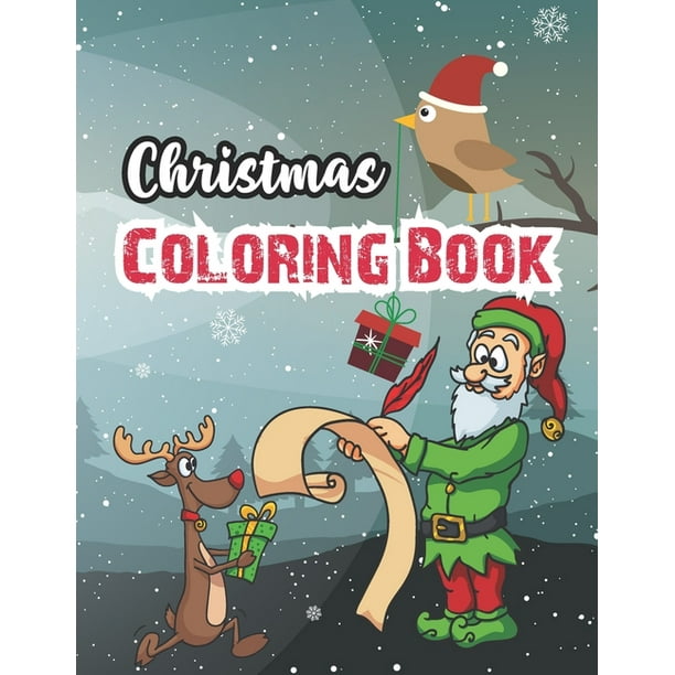 Christmas Coloring Book: Beautiful Christmas Coloring Book for Kids to ...