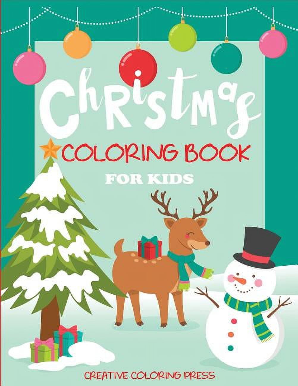 Christmas Coloring Book: Christmas Coloring Book for Kids (Paperback ...