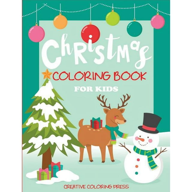 Christmas Coloring Book: Christmas Coloring Book for Kids (Paperback ...