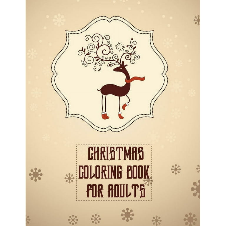 adult holiday coloring book